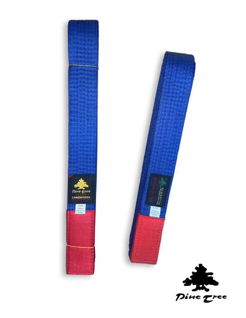 Cinturón Azul punta Roja Pine Tree – The Master SpA